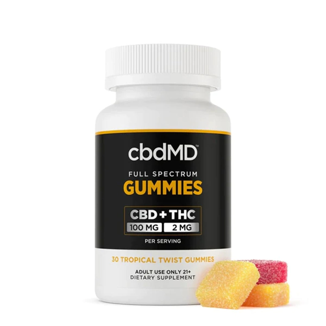 Full Spectrum CBD Gummies with THC | cbdMD