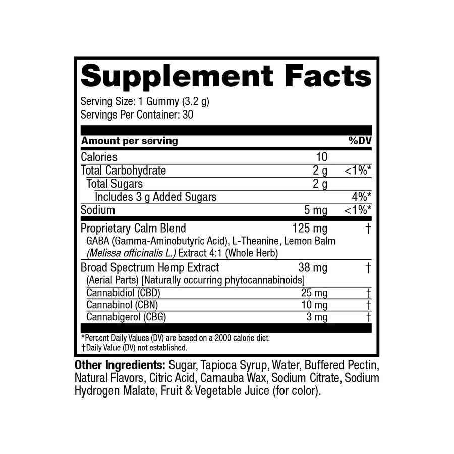 Broad Spectrum CBD Calming Gummies | cbdMD