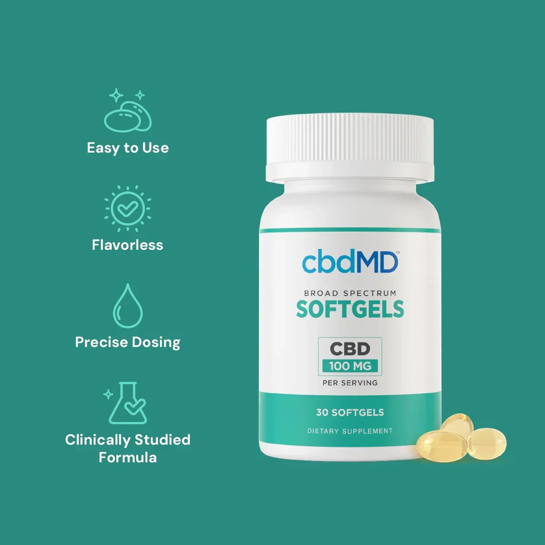 Broad Spectrum CBD Oil Softgels | cbdMD