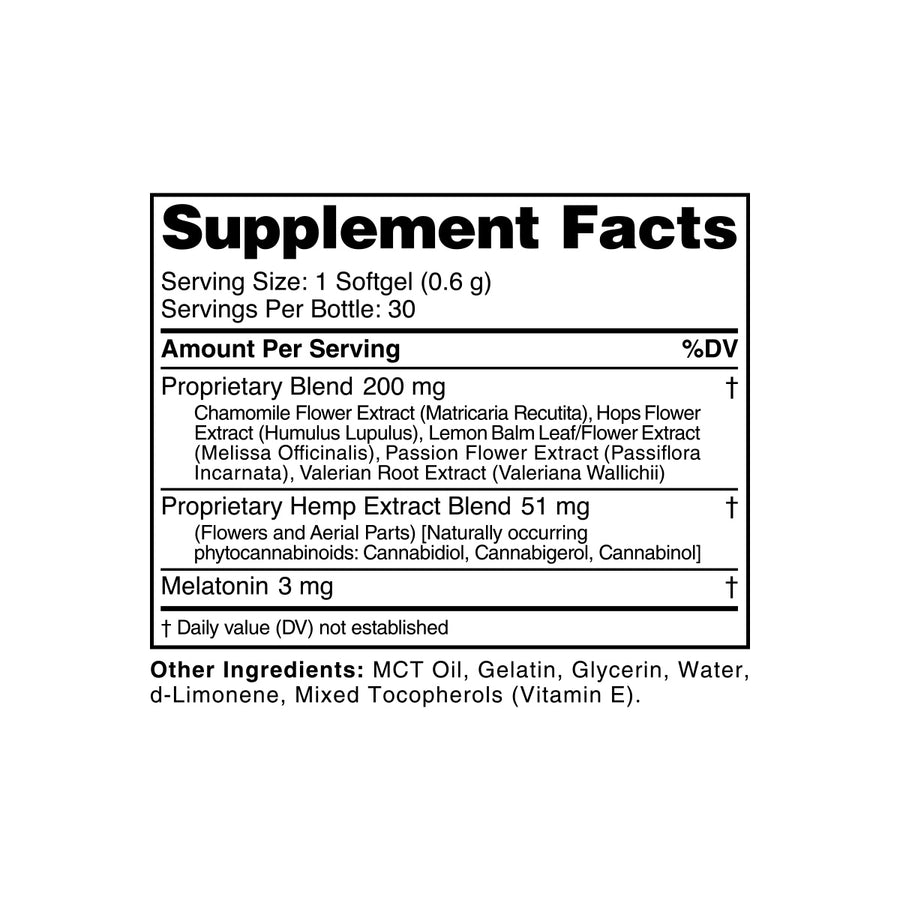 CBD PM: Broad Spectrum CBD Softgels for Sleep | cbdMD