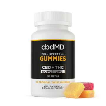 Full Spectrum CBD Gummies with THC | cbdMD