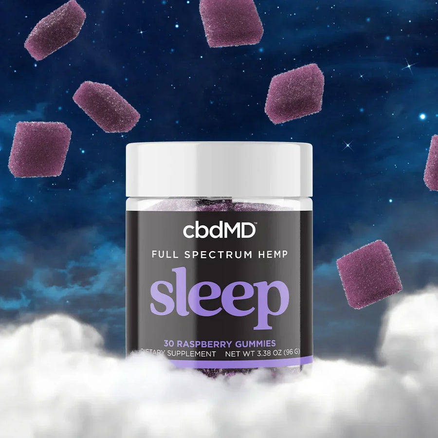 Full Spectrum CBD Gummies with THC for Sleep | cbdMD