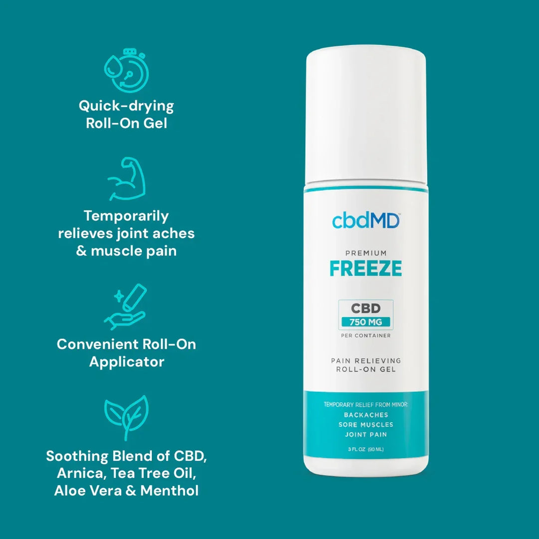 CBD Freeze Roller | Fast-Acting Topical Relief | cbdMD