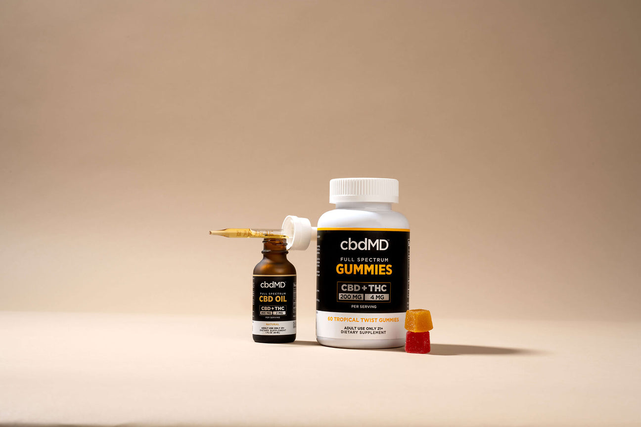 Shop Full Spectrum CBD + THC Products | cbdMD