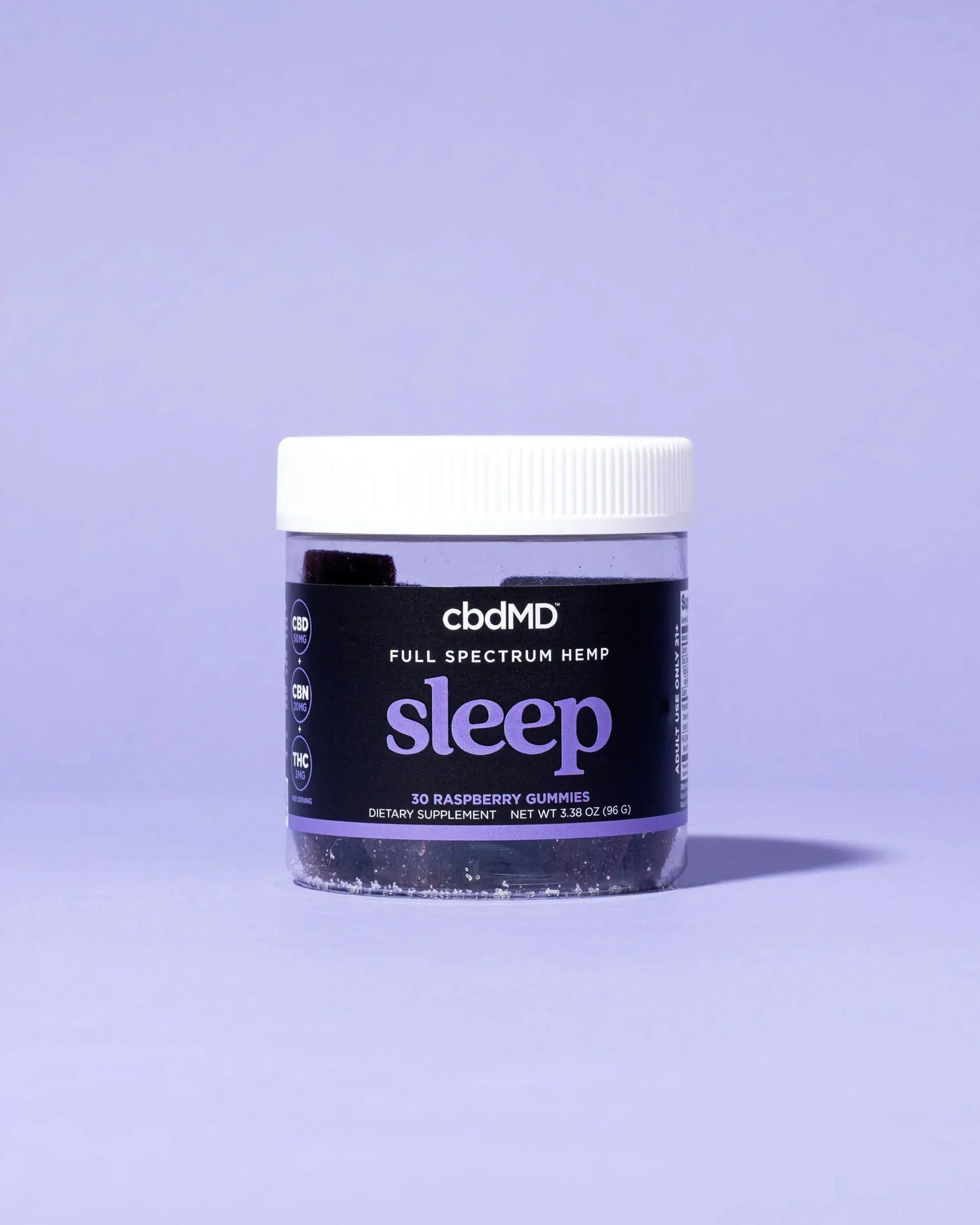 Full Spectrum CBD Gummies with THC for Sleep | cbdMD