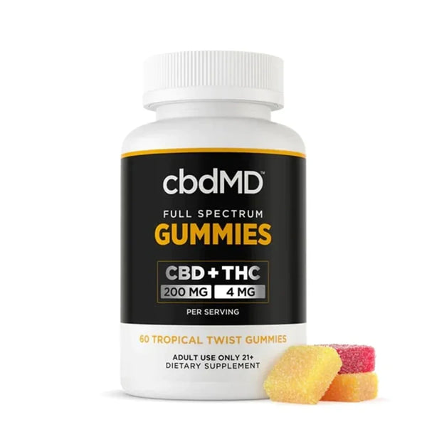 Full Spectrum CBD Gummies with THC | cbdMD