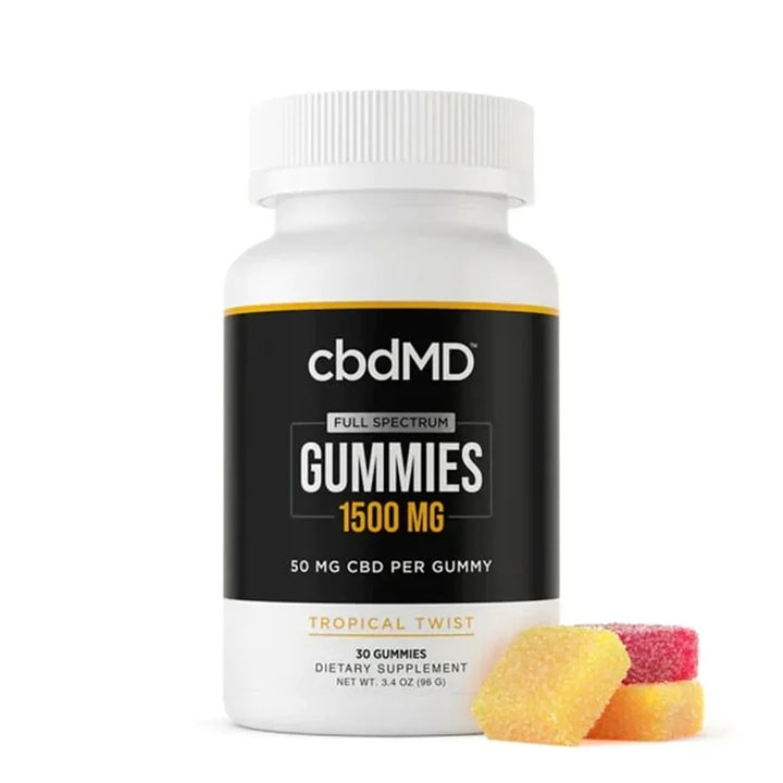 Full Spectrum CBD Gummies with THC | cbdMD