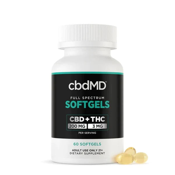 Full Spectrum CBD Oil Softgels | cbdMD