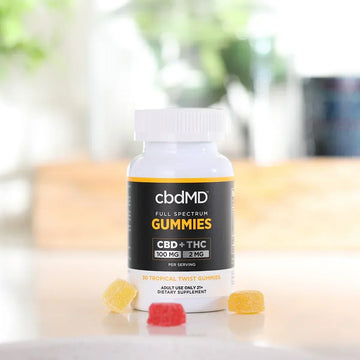 Full Spectrum CBD Gummies with THC | cbdMD
