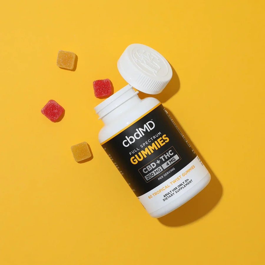 Full Spectrum CBD Gummies with THC | cbdMD