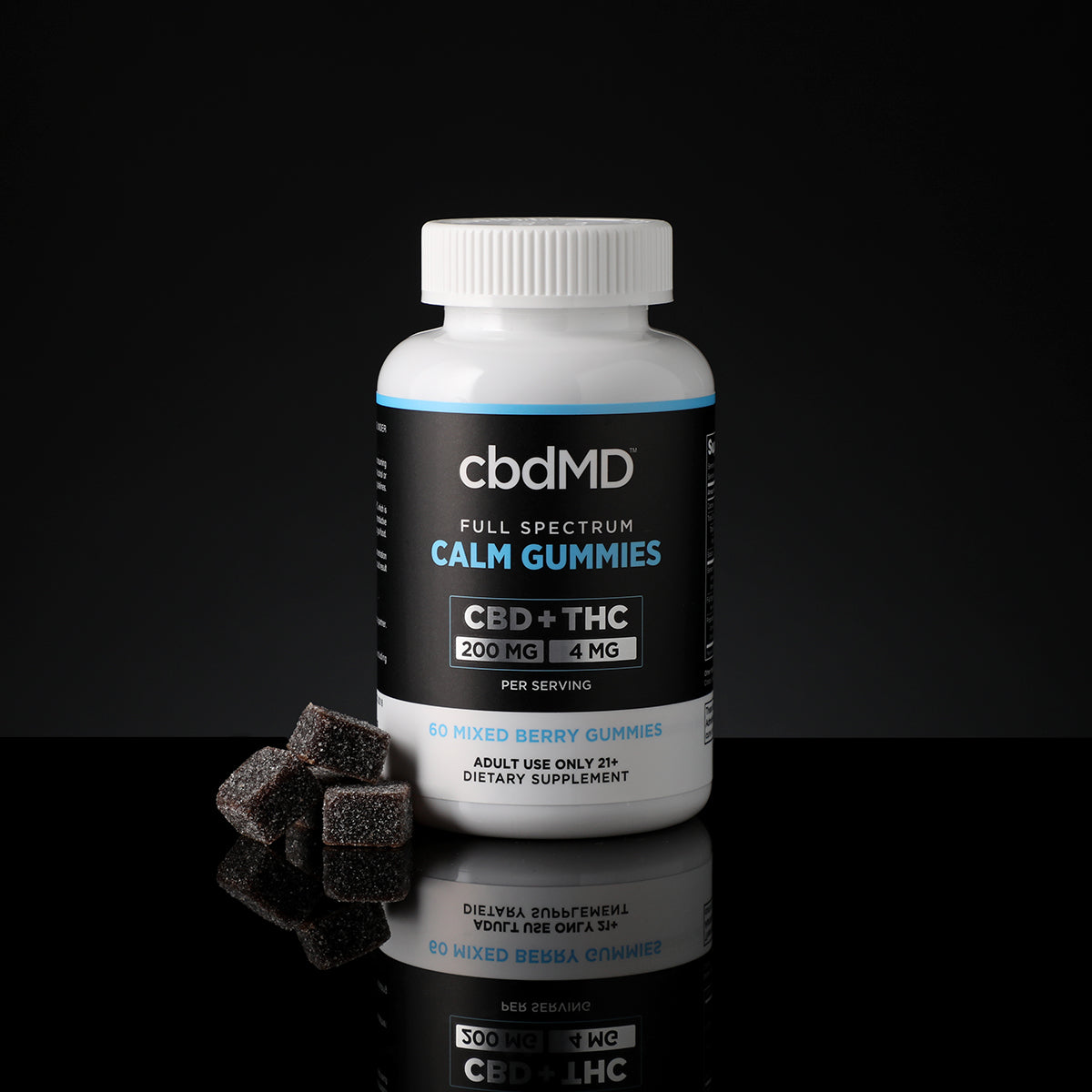Calming Gummies with Full Spectrum CBD + THC | cbdMD