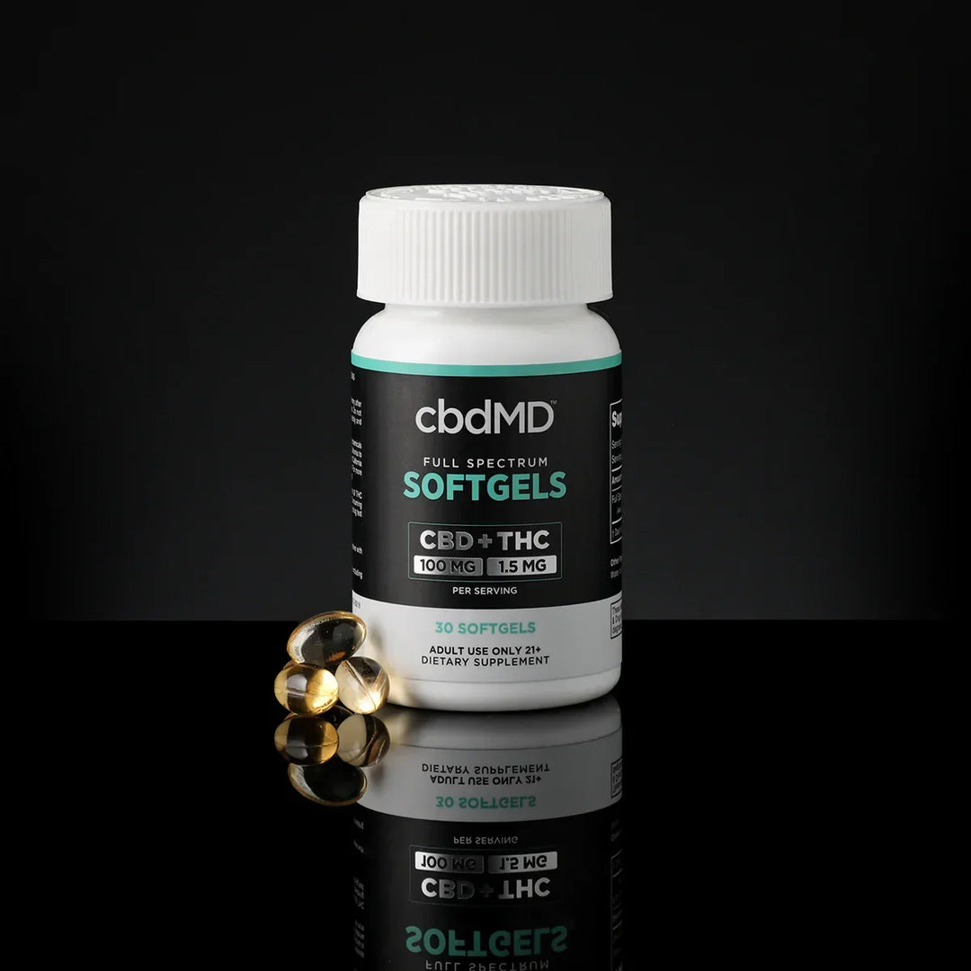 Full Spectrum CBD Oil Softgels | cbdMD