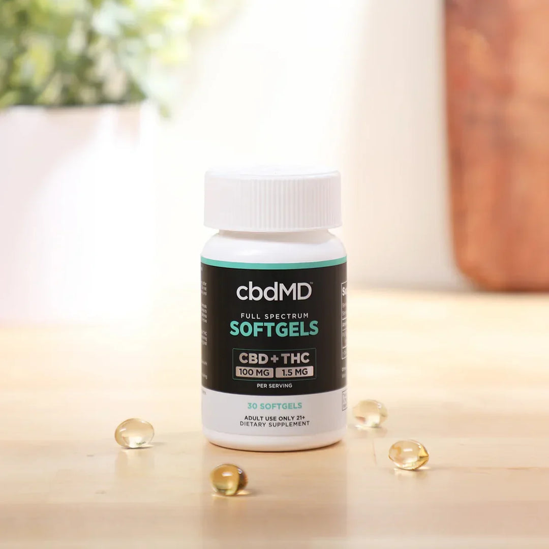 Full Spectrum CBD Oil Softgels | cbdMD