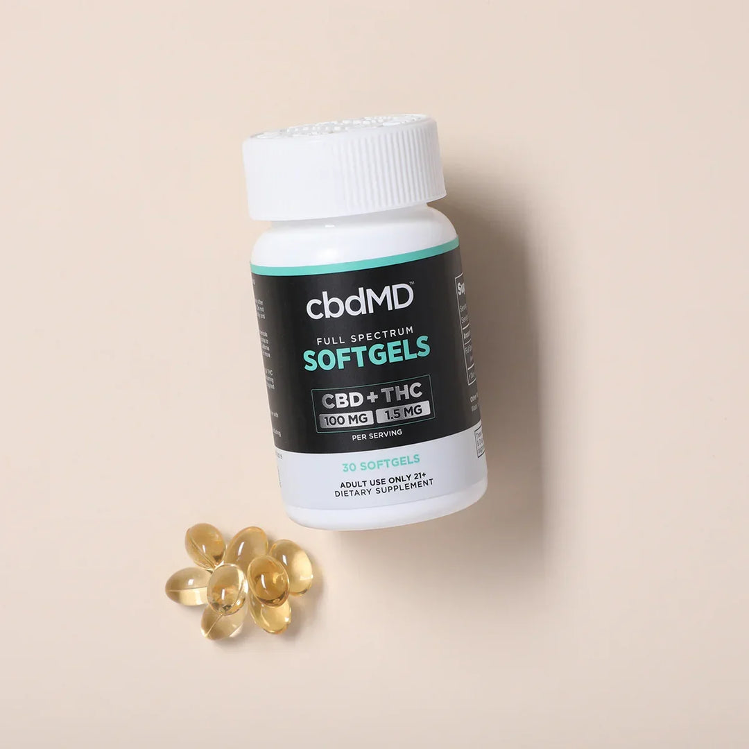 Full Spectrum CBD Oil Softgels | cbdMD