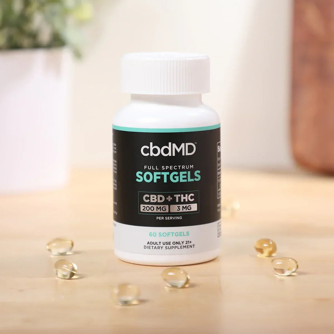 Full Spectrum CBD Oil Softgels | cbdMD